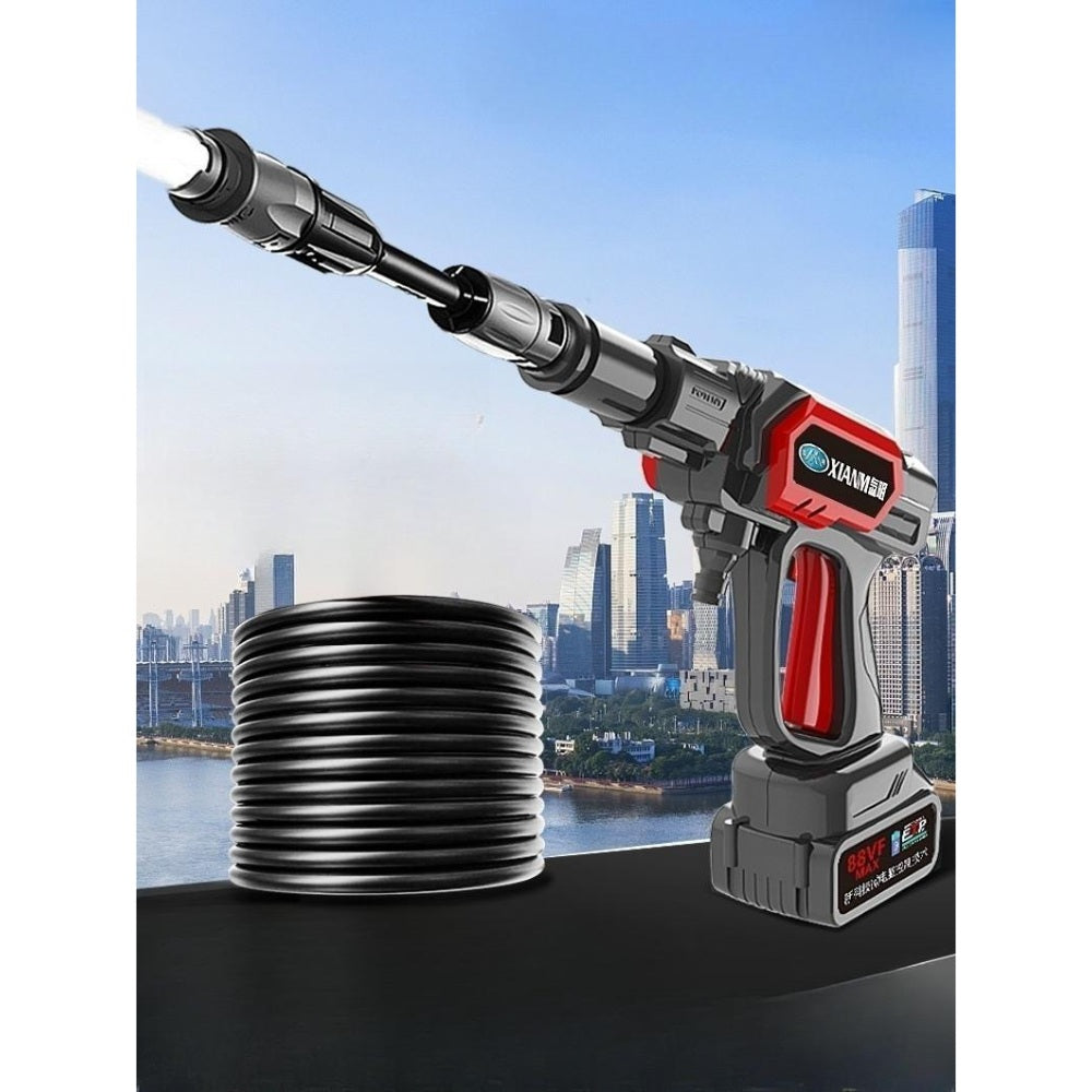 무선 고압 세차기 세척기 세차건 무선세차건 충전고압세척기 무선고압분사기 세차고압펌프 Wk3033101 Jiktem